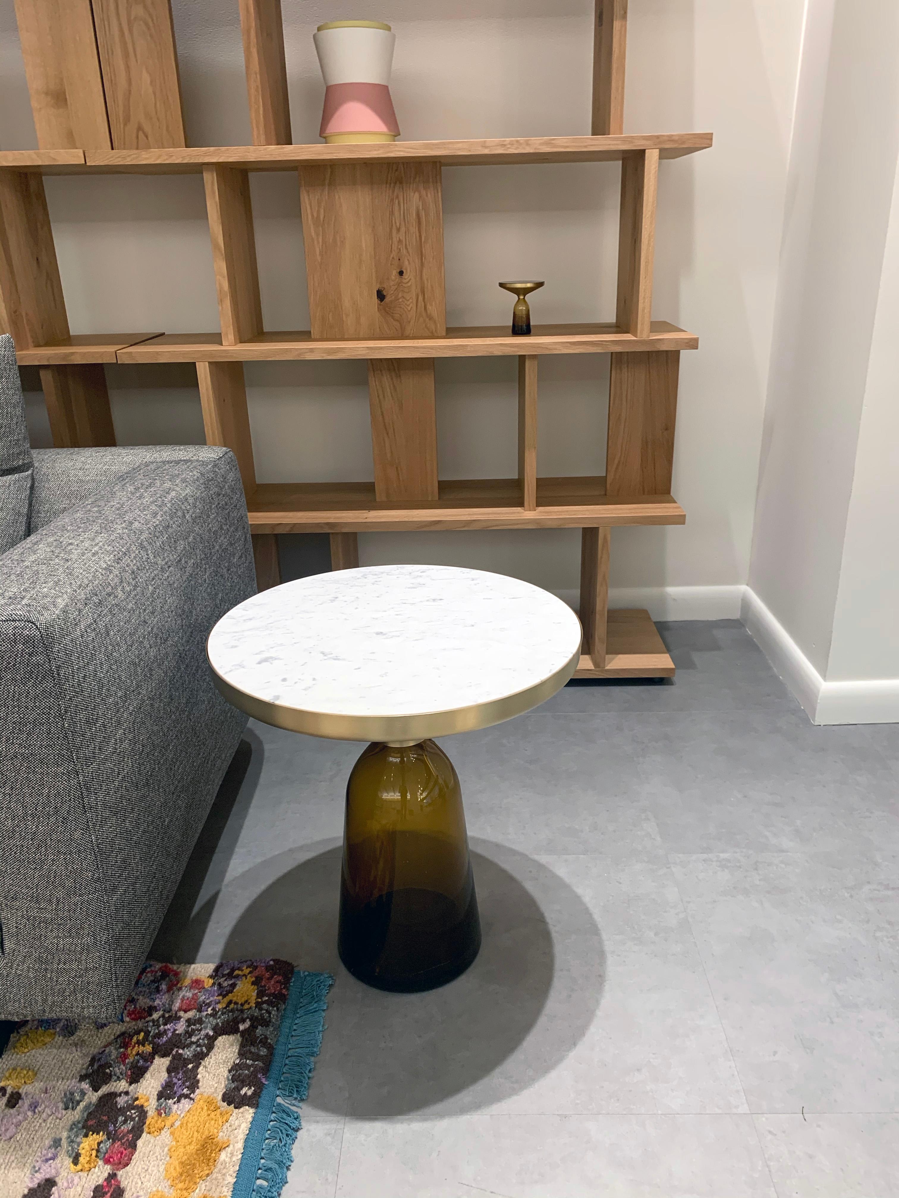 ClassiCon Marble Bell Side Table in Brass and Amber by Sebastian Herkner at 1stDibs | classicon ...