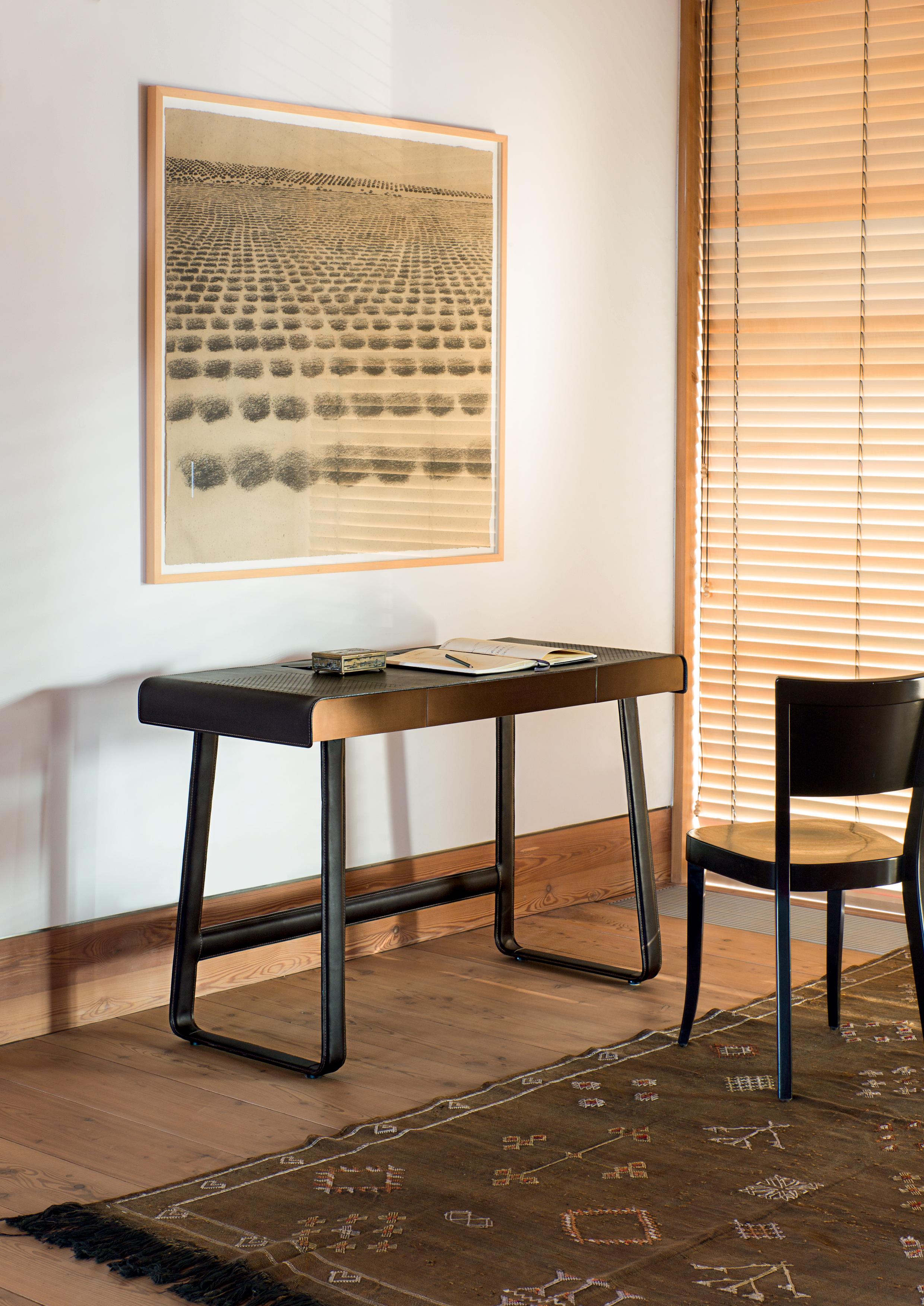 ClassiCon Pegasus Desk in Walnut with Black Base by IF Group and Tilla ...