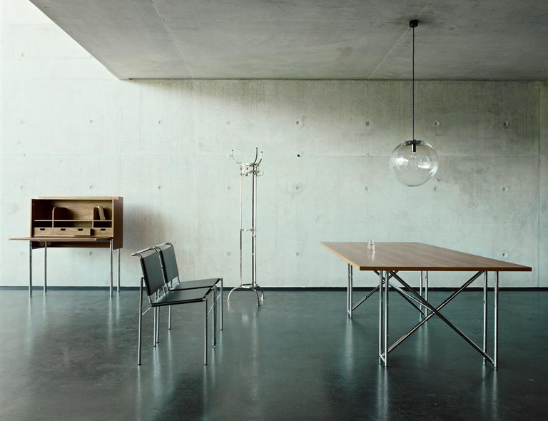 ClassiCon Roquebrune Chair in Black with Chrome Legs by Eileen Gray For ...