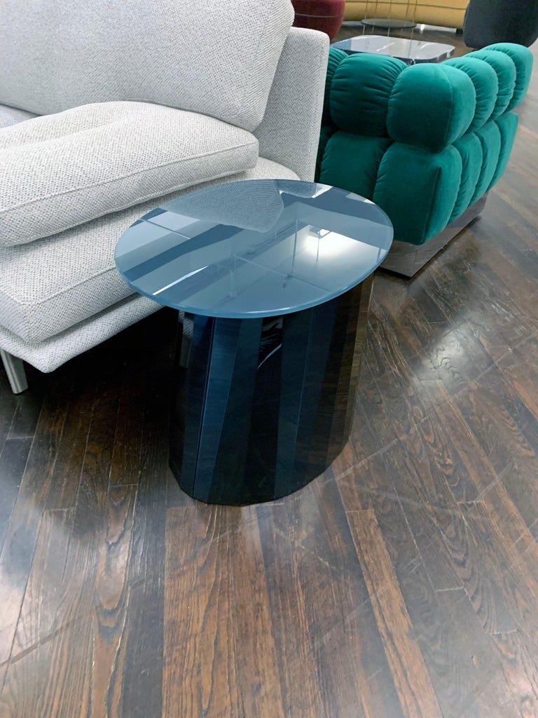 ClassiCon Sapphire Blue Pli Table at 1stDibs