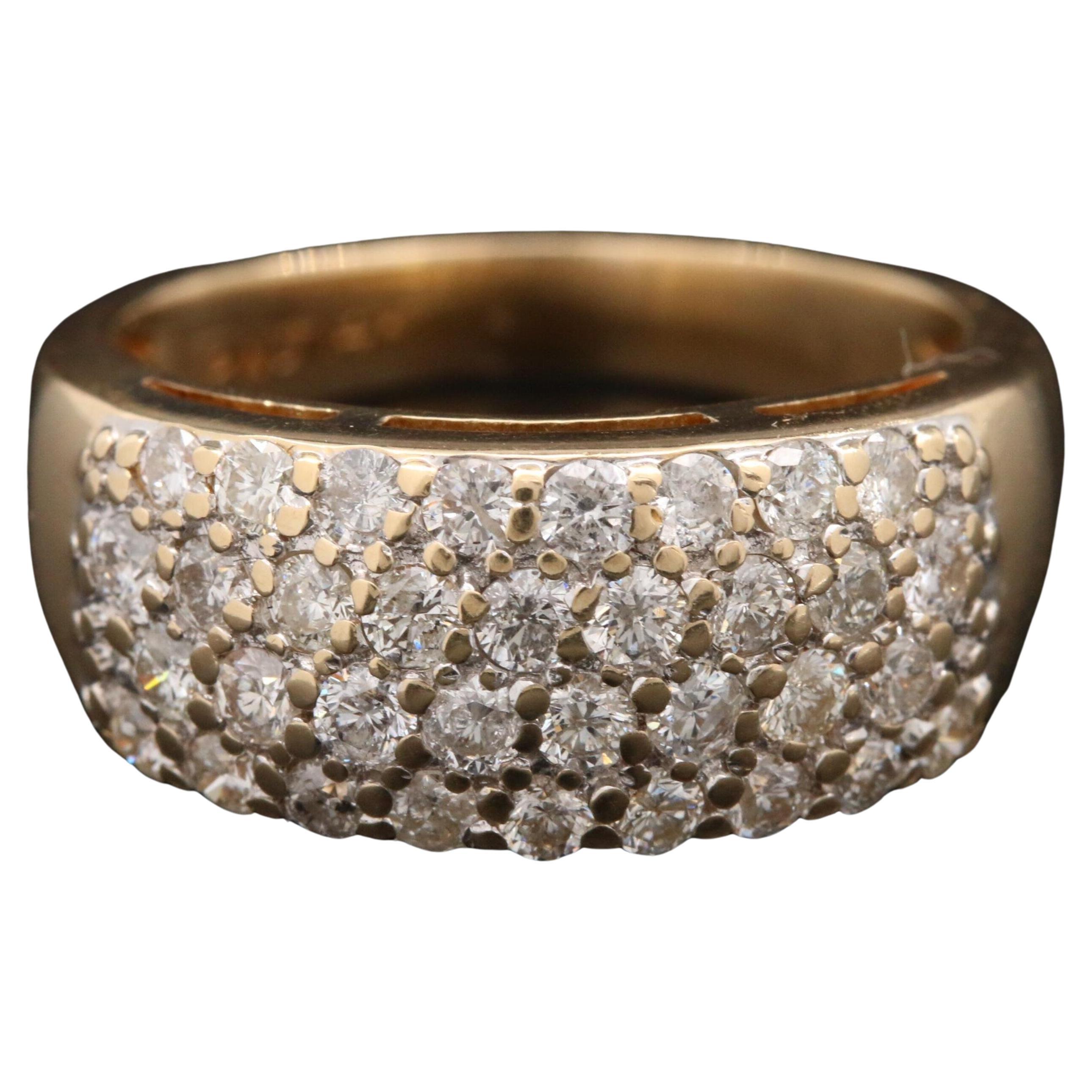 Customizable 18k Gold Diamonds Engagement Ring Unique Diamonds Wedding