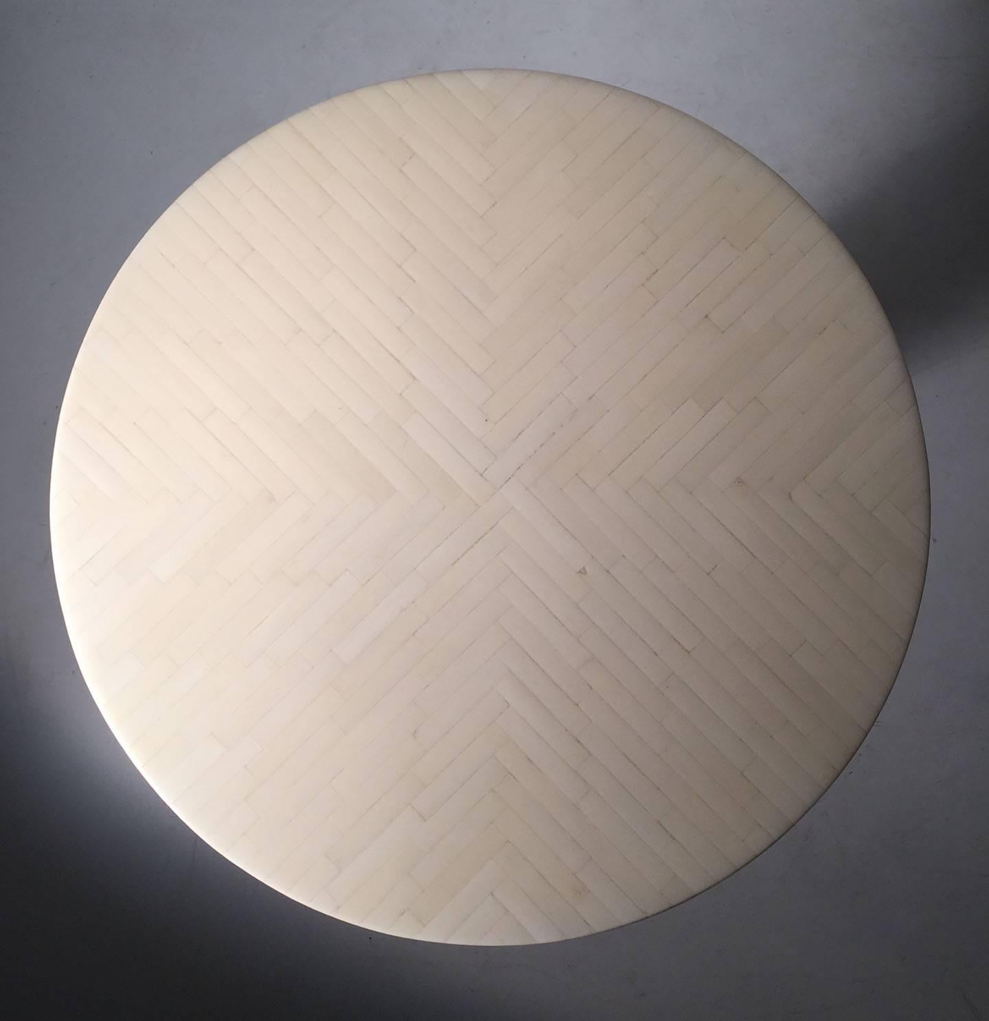 Classy Pair of Enrique Garcel Neoclassical Side Tables for Jimeco at ...