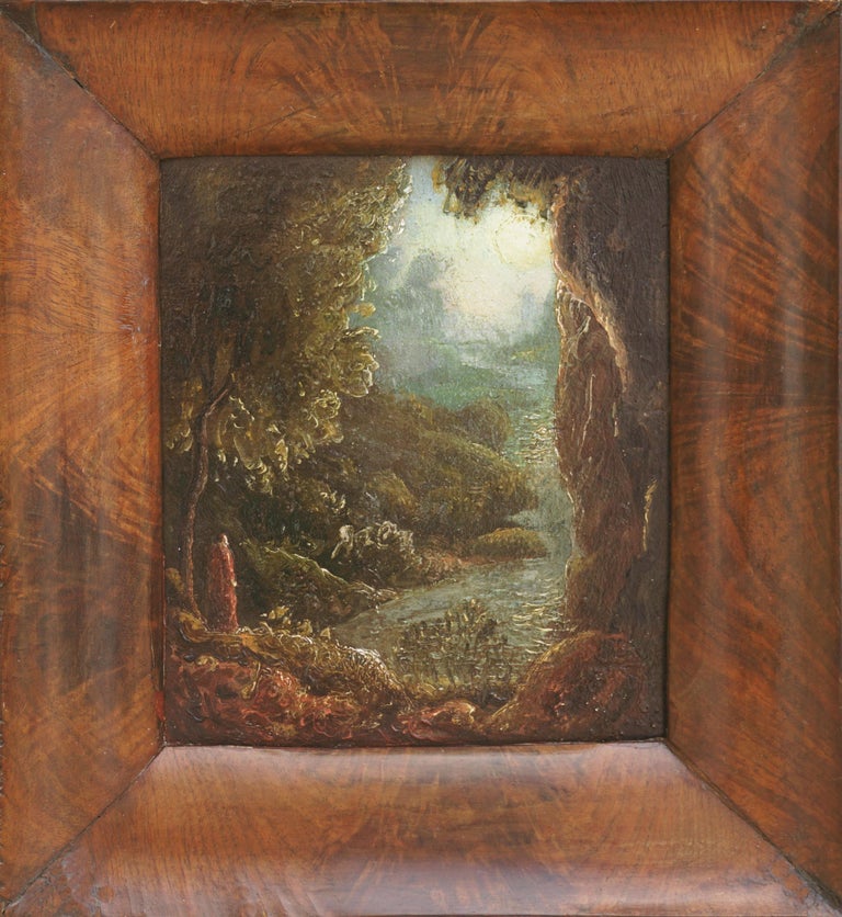 Claude Buck - Early 20th Century Allegorical Landscape -- Blue ...