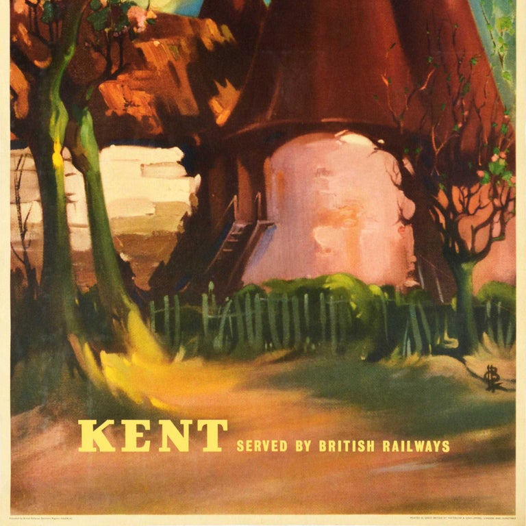 Claude Buckle - Original Vintage Travel Poster Kent British Railways ...