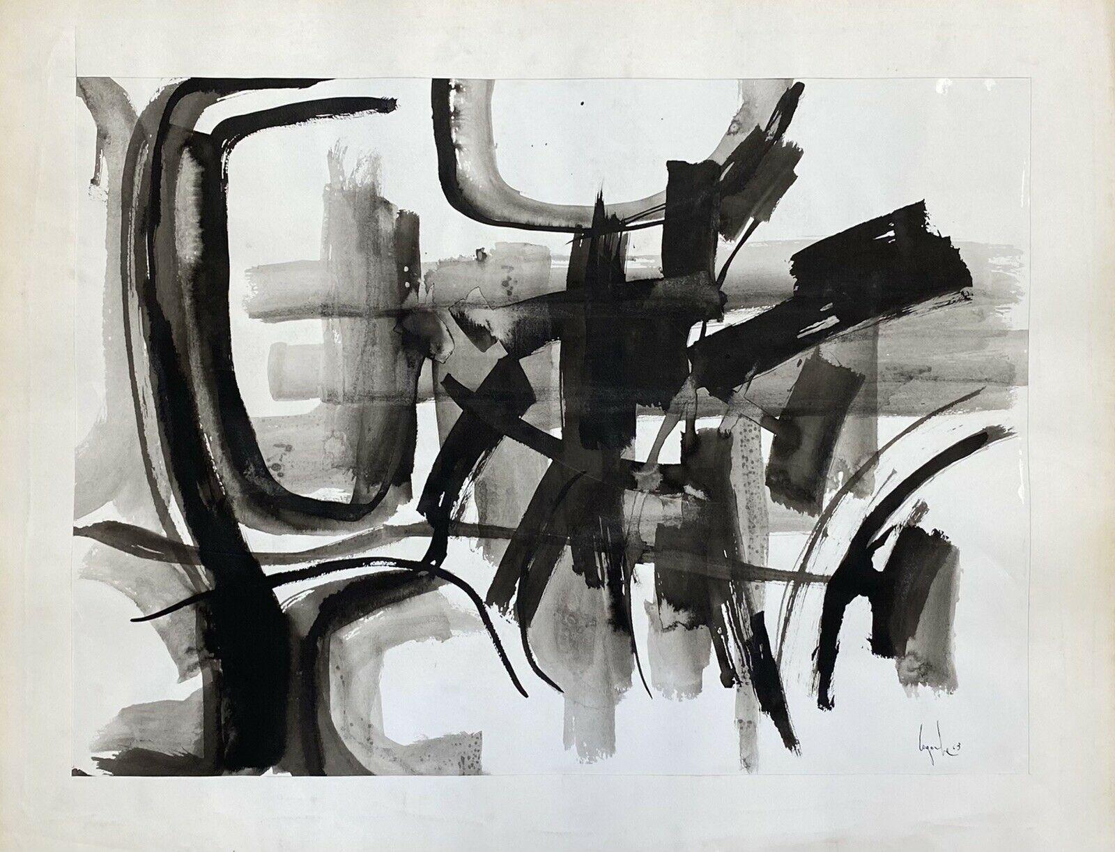 Michael di Cosola - Psychedelic Portrait in Graphite, Late 20th Century ...