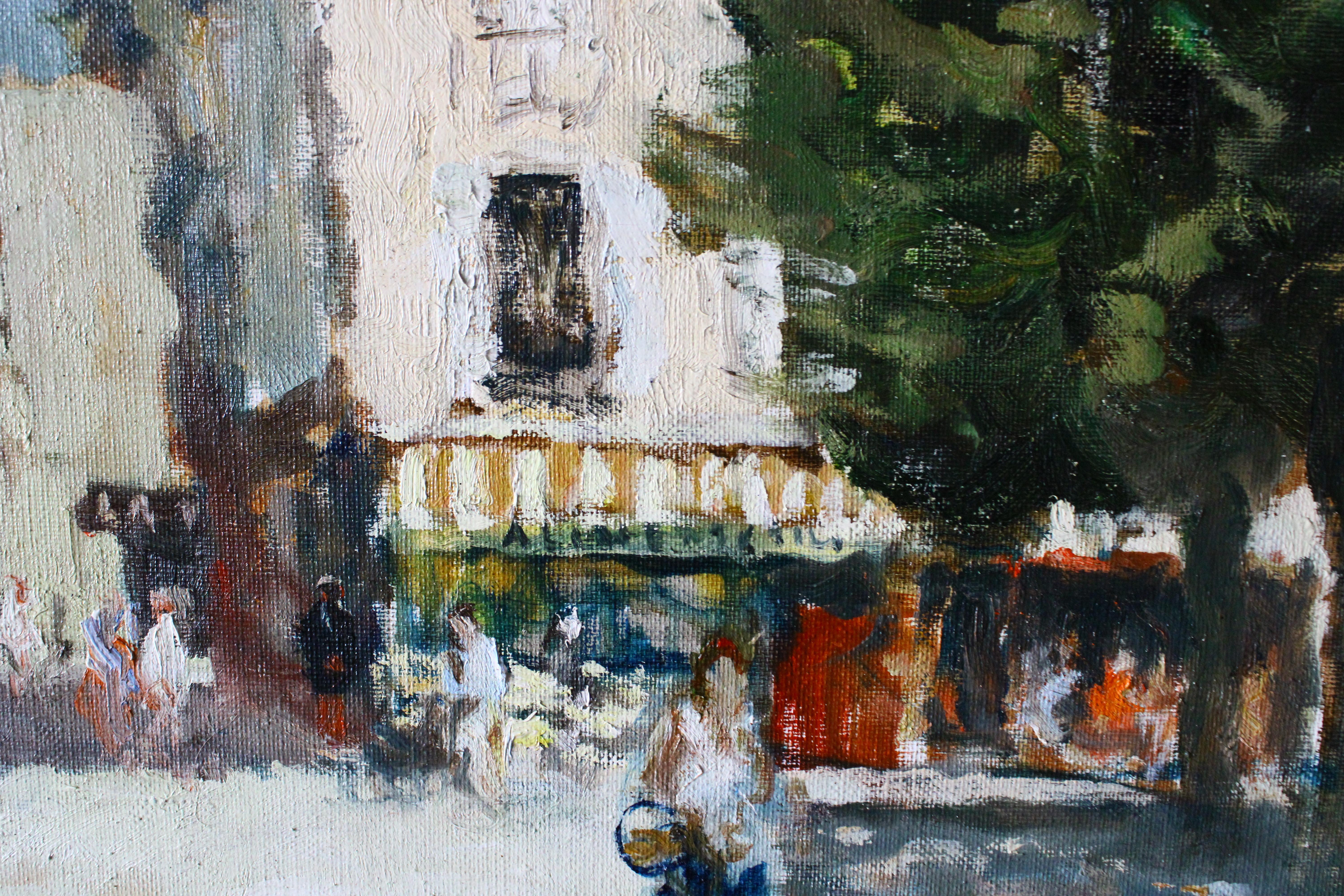 Claude Marin - Vintage Landscape Oil Painting, Post-Impressionist Paris ...