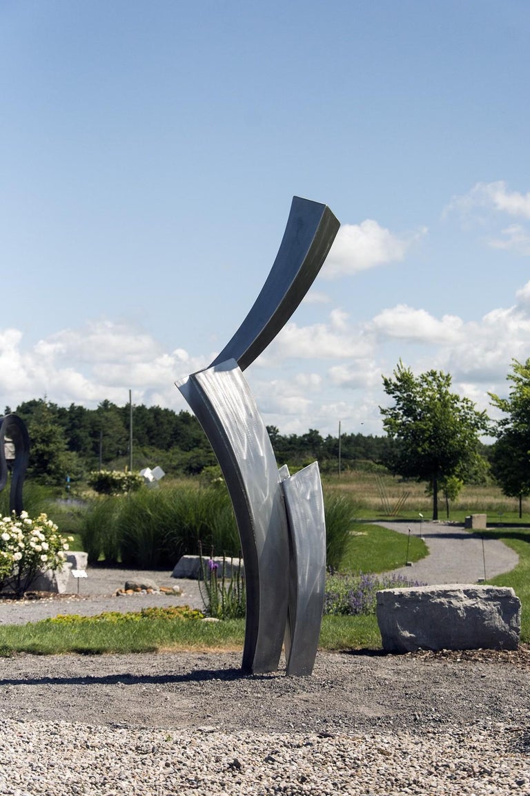 Claude Millette - Ascendance II - large, dynamic, minimalist, stainless ...