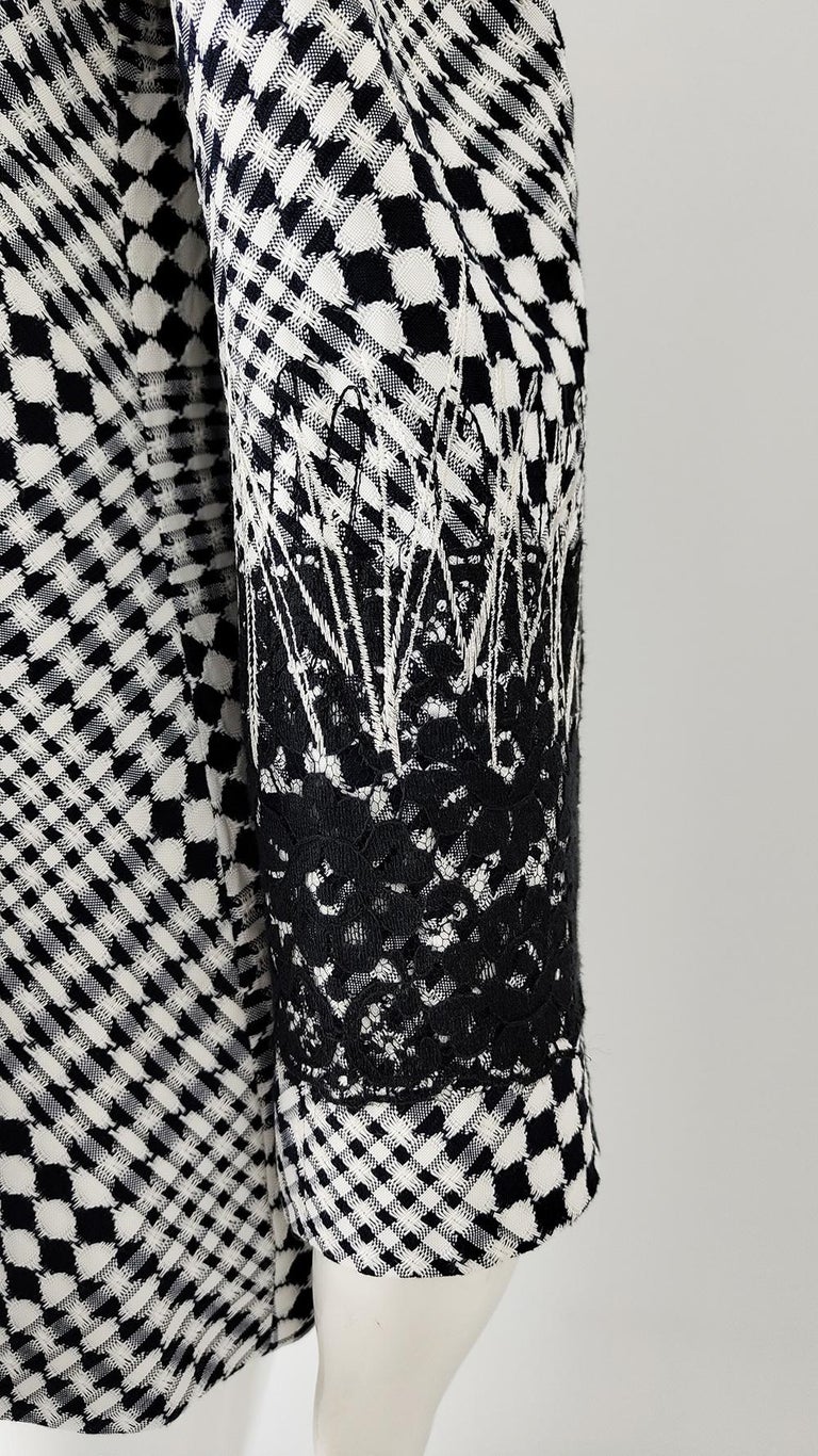 Claude Patrick of Paris Vintage Black and White Shoulder Pads Womens ...