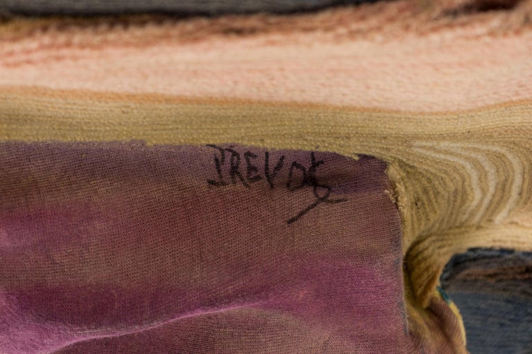 Claude Prevost Midcentury French Tapestry Sculpture For Sale at 1stDibs