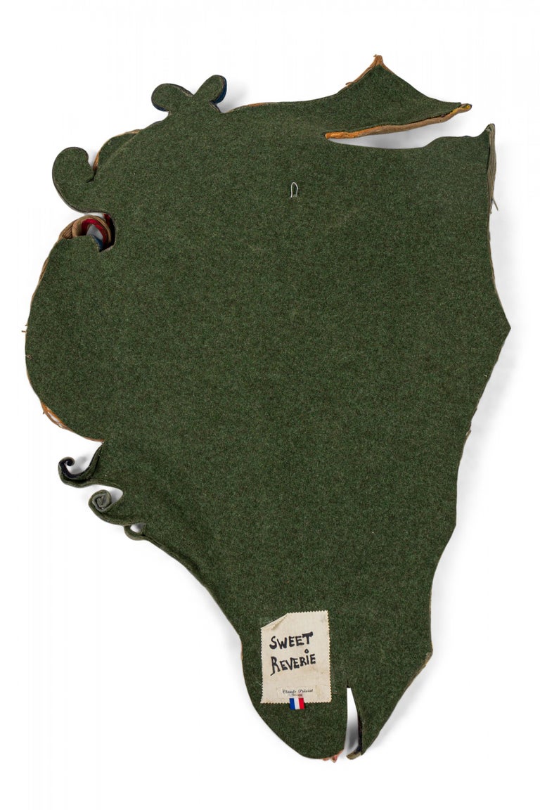 Claude Prevost Midcentury French Tapestry Sculpture For Sale at 1stDibs