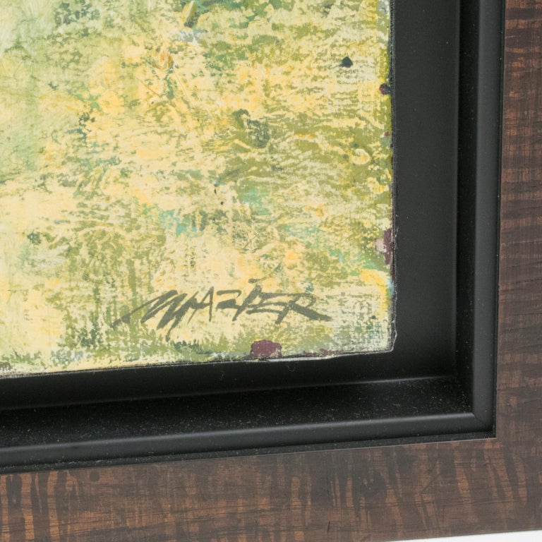 Claude Richard Mazier - The Blue Trees, Oil on Canvas Painting by ...