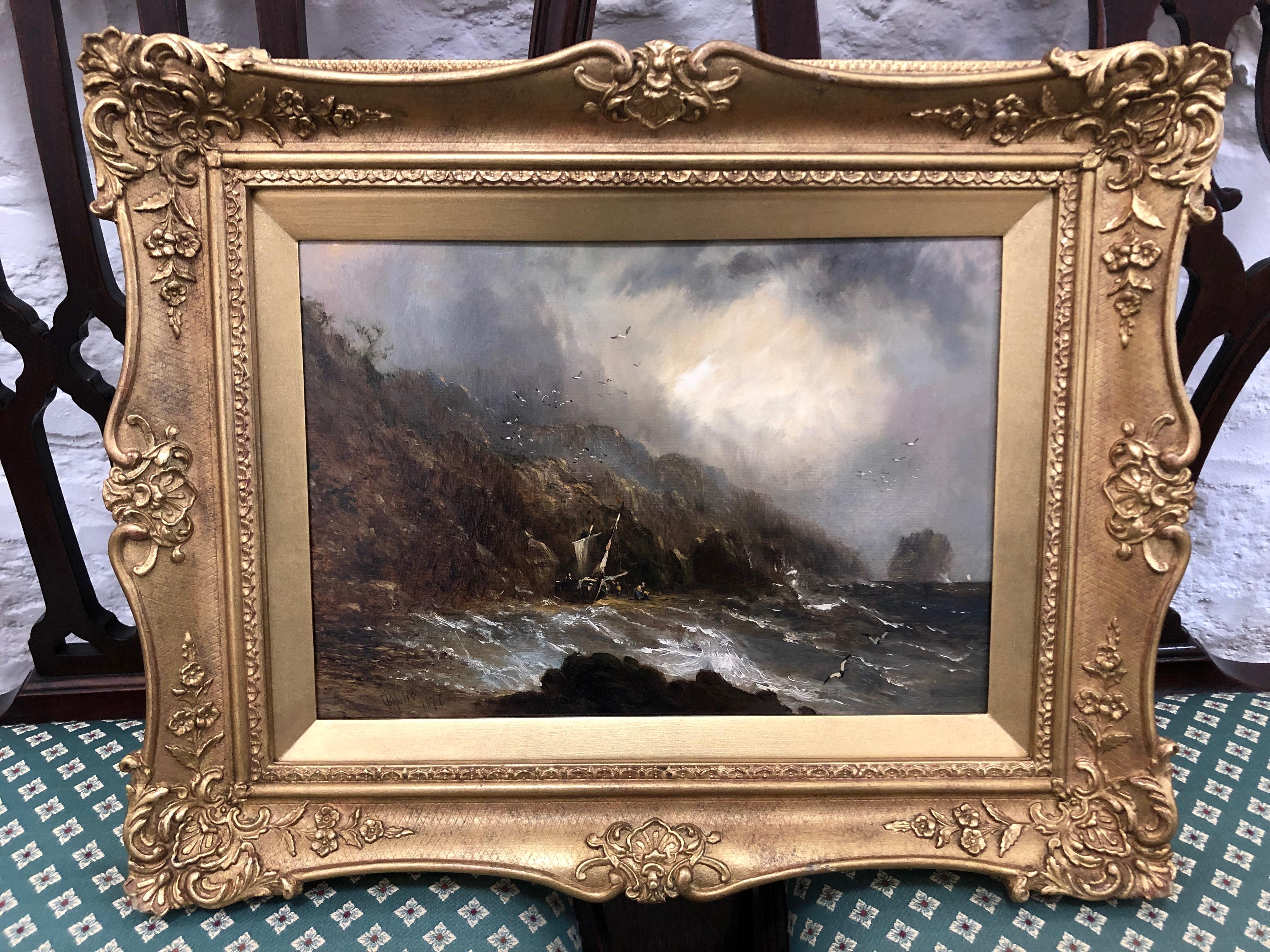 Claude Thomas Stanfield Moore - The Undercliff At Rocken End, Isle Of ...