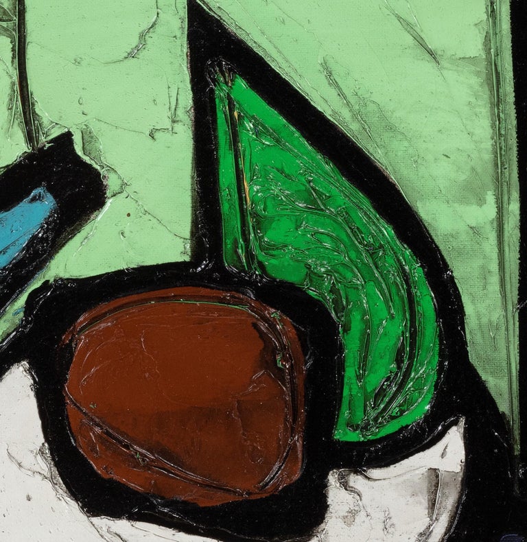 Claude Venard - Cubist Style Colourful Still Life painting 'Coffee Pot ...