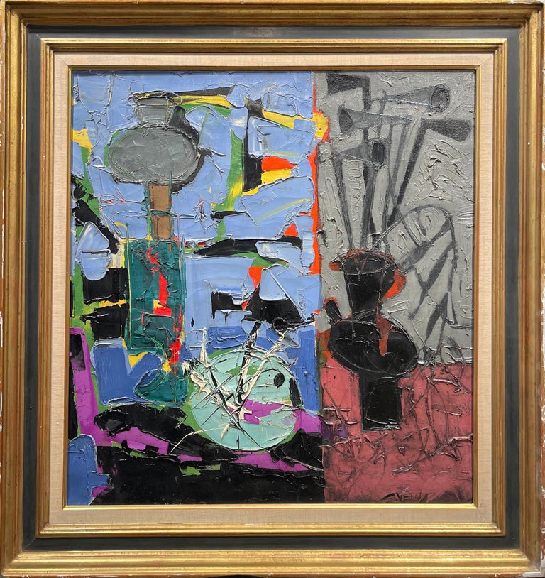 Claude Venard - oil painting colorful by the artist Claude Venard still ...