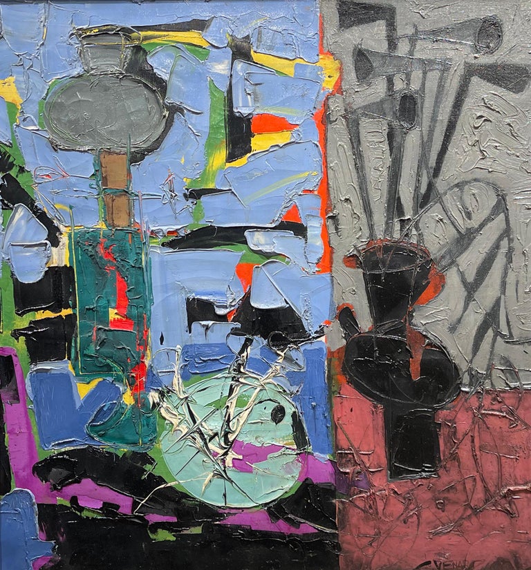 Claude Venard - oil painting colorful by the artist Claude Venard still ...