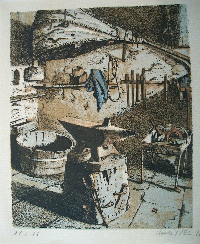 CLAUDE YVEL - Hyper Realist Print - #26/46 - Signed - France - Circa ...