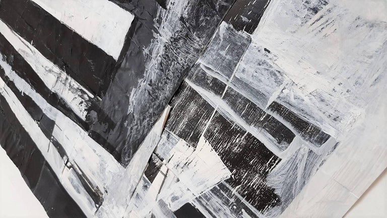 Claudia Busching - Untitled Gestural Abstraction For Sale at 1stDibs