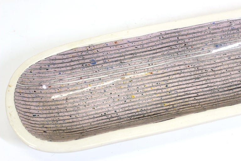 Claudia Reese Postmodern Art Pottery Ceramic Vide-Poche Trays at 1stDibs