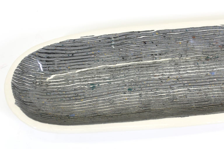 Claudia Reese Postmodern Art Pottery Ceramic Vide-Poche Trays at 1stDibs