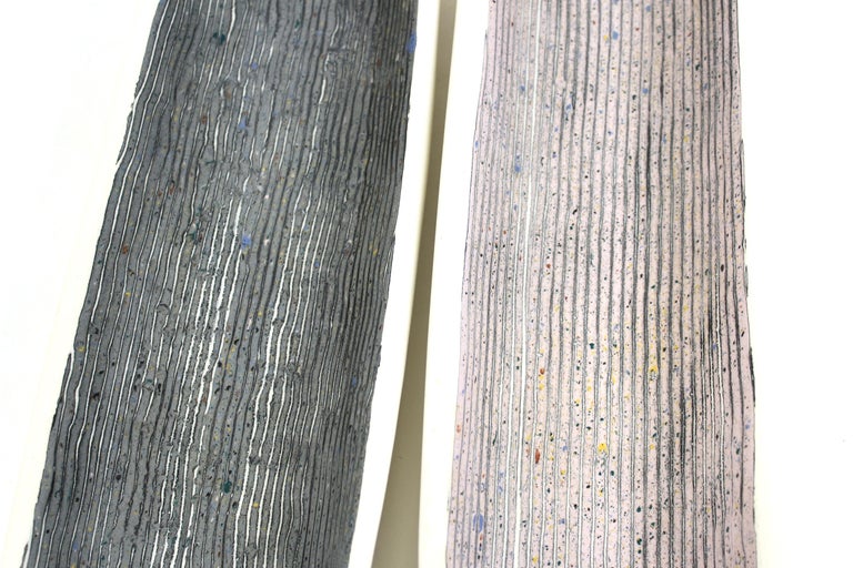 Claudia Reese Postmodern Art Pottery Ceramic Vide-Poche Trays at 1stDibs