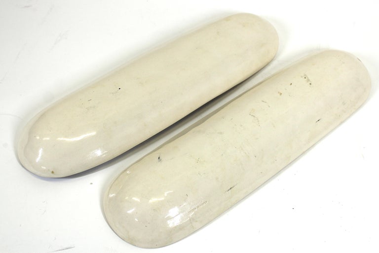 Claudia Reese Postmodern Art Pottery Ceramic Vide-Poche Trays at 1stDibs