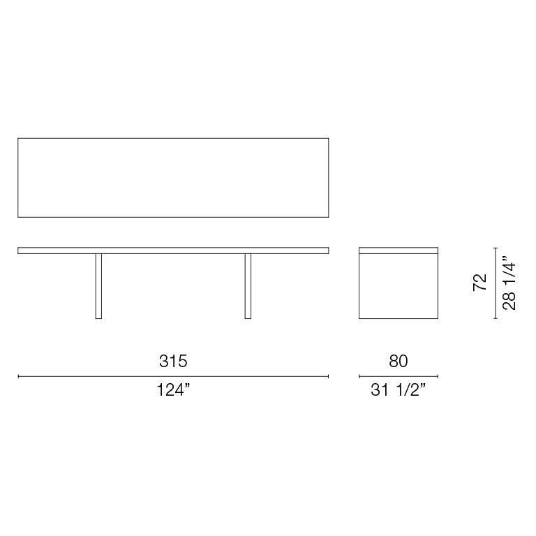 Claudio Silvestrin Millenium Hope Table in Natural Oak for Cappellini For Sale at 1stDibs