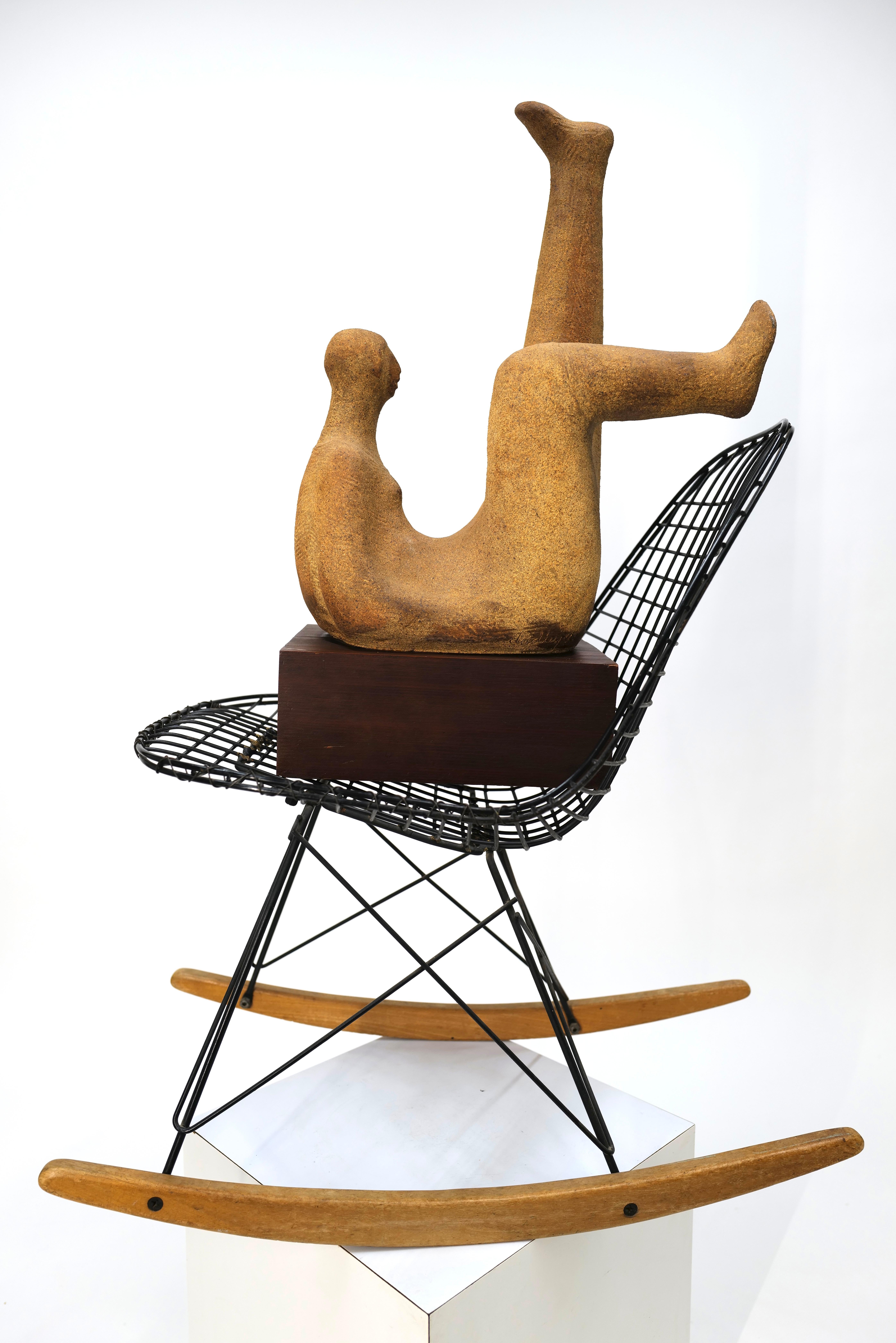 Clay Figurative Sculpture by Donna J. Dudley For Sale at 1stDibs