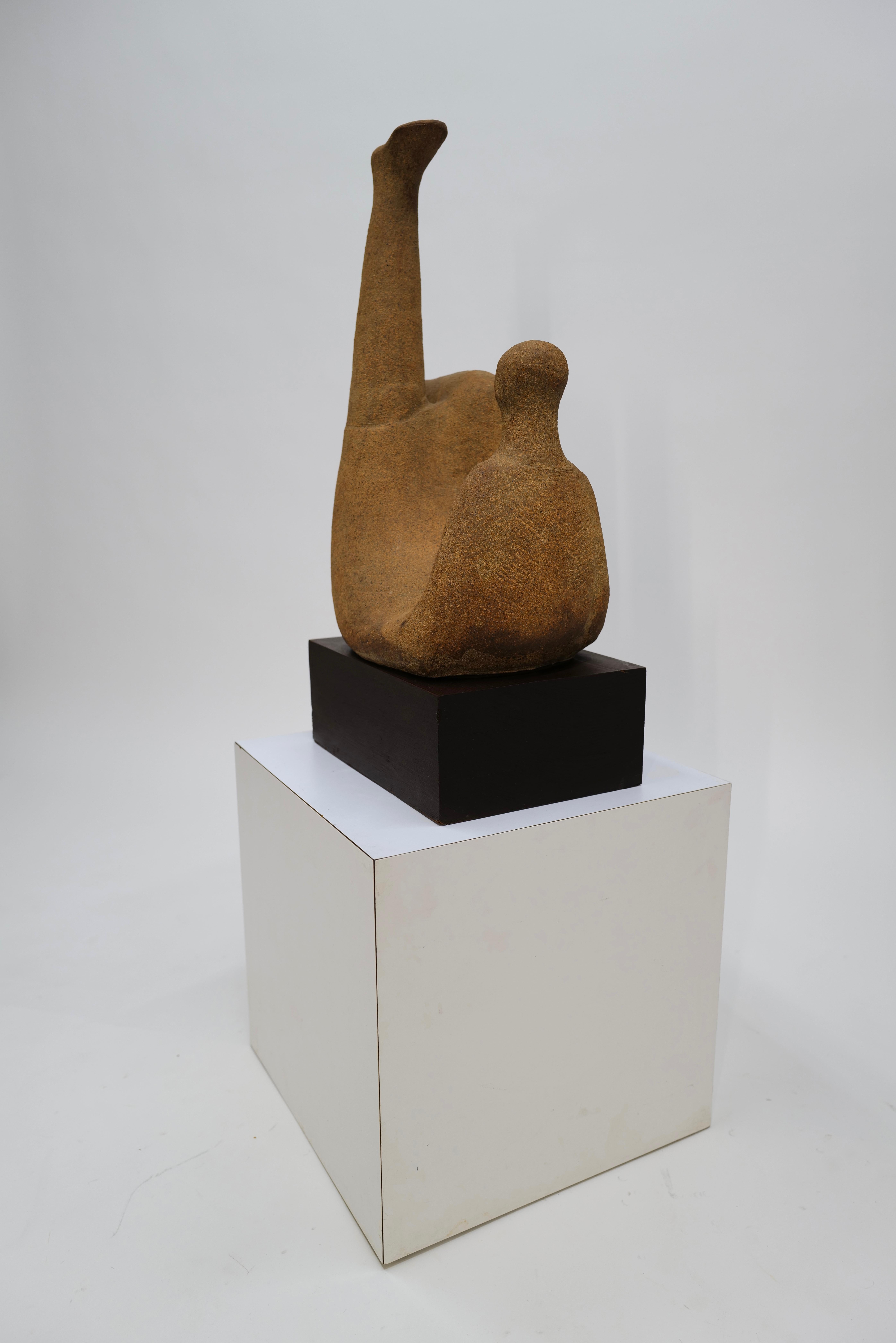 Clay Figurative Sculpture by Donna J. Dudley For Sale at 1stDibs