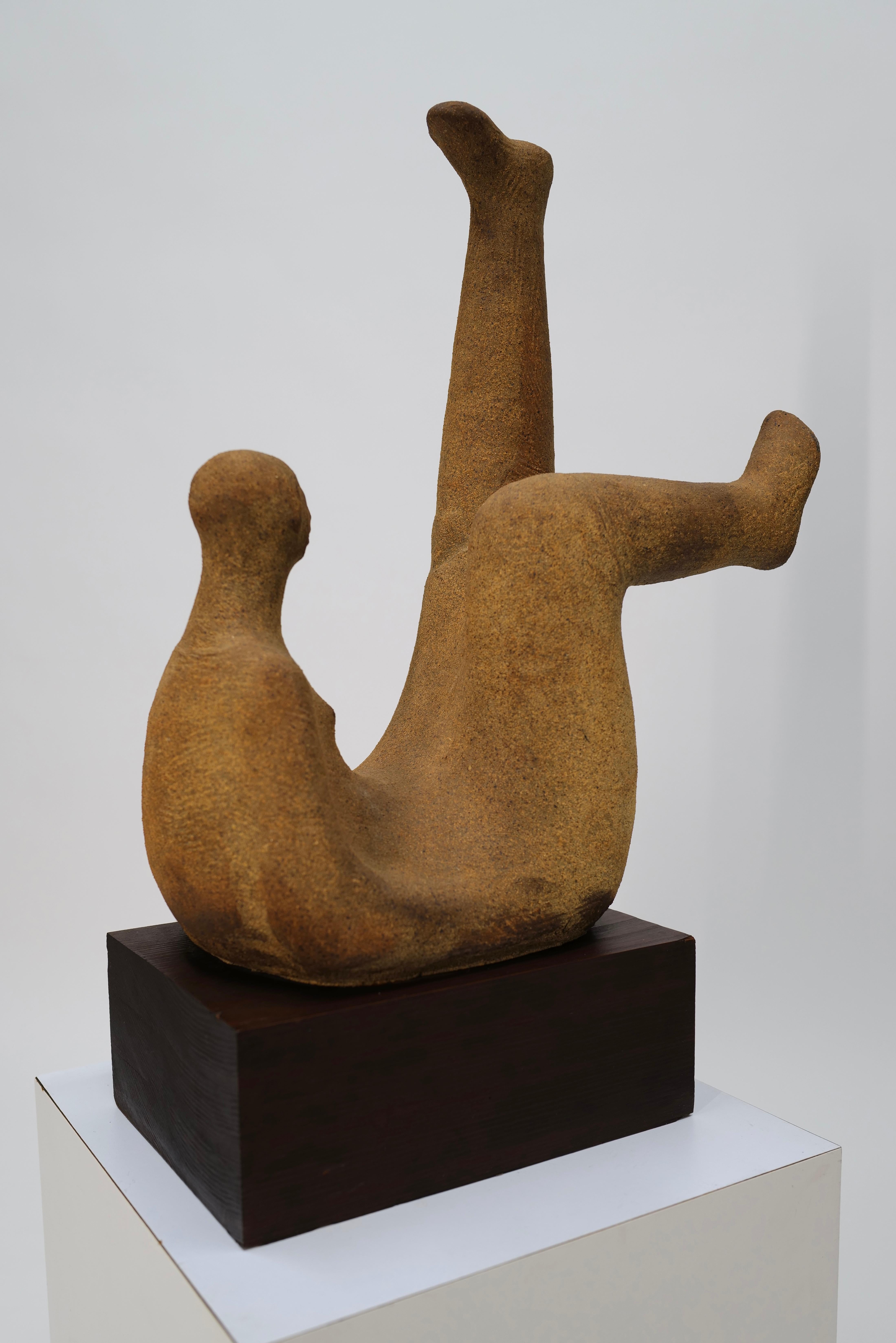 Clay Figurative Sculpture by Donna J. Dudley For Sale at 1stDibs