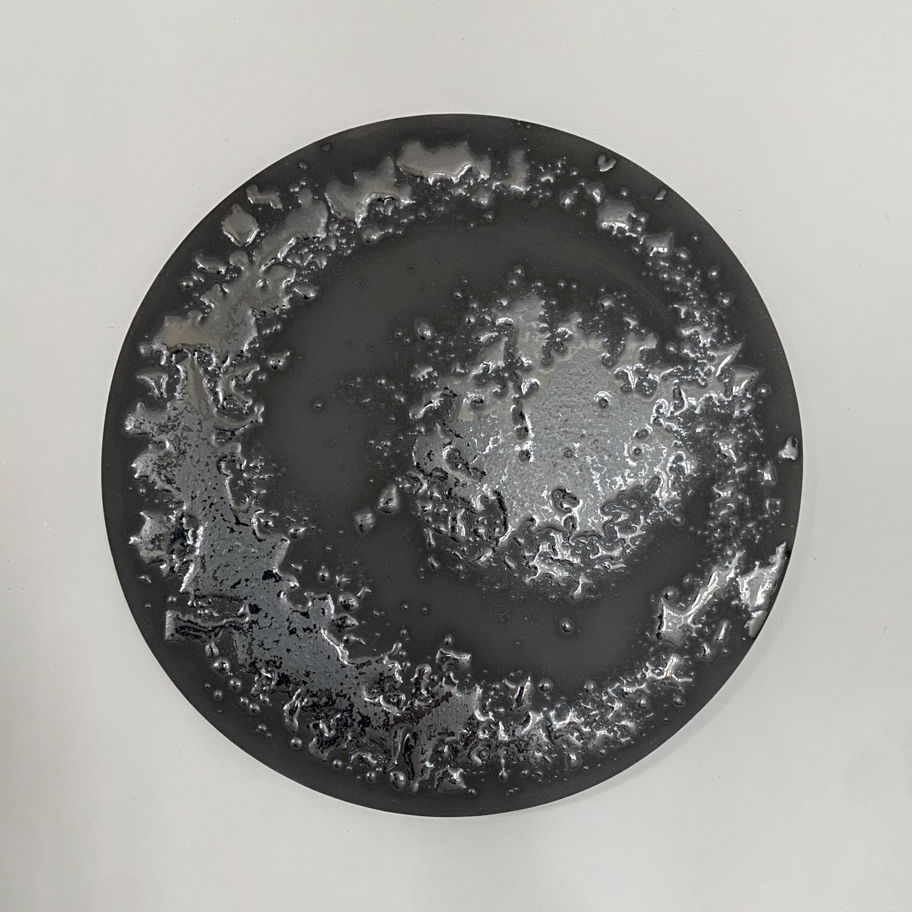 Clay Painting by Olivia Barry / by Hand: "December Moon", Glazed ...