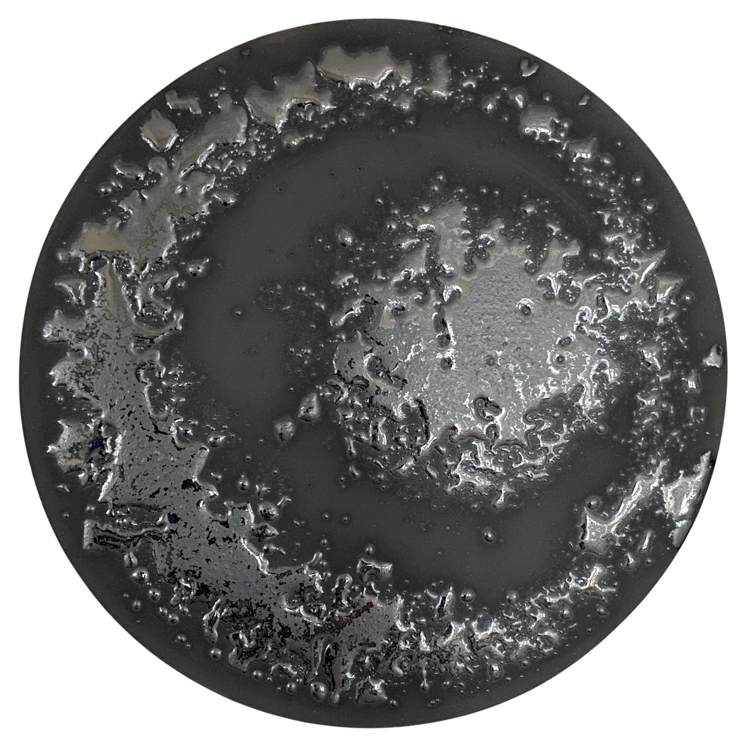 Clay Painting by Olivia Barry / by Hand: "December Moon", Glazed ...