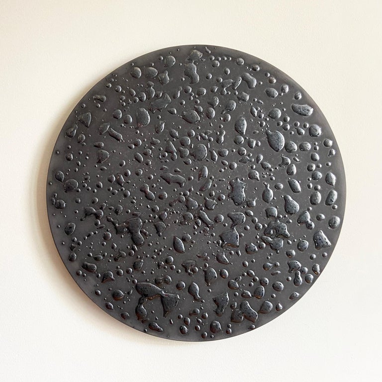 Clay Painting by Olivia Barry / by Hand: "December Moon", Glazed ...