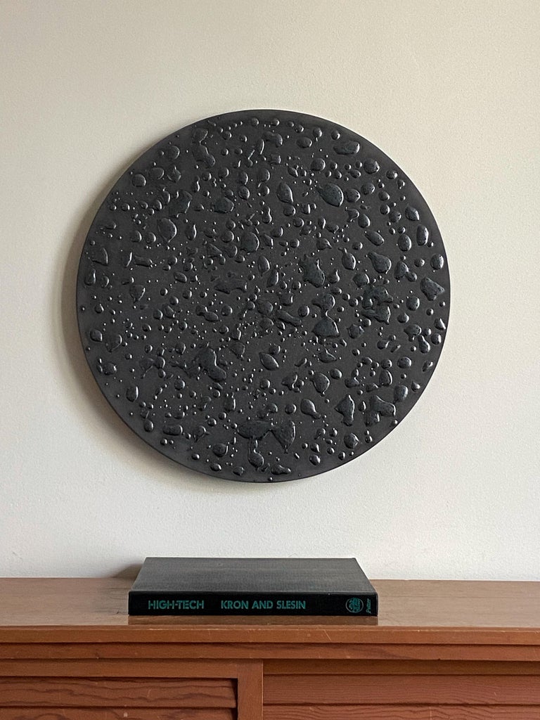 Clay Painting by Olivia Barry / by Hand: "December Moon", Glazed ...
