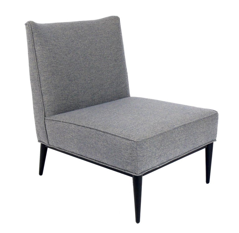 Clean Lined Slipper Chair by Paul McCobb at 1stDibs