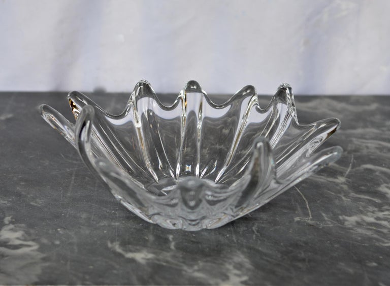 Clear Crystal Sculptural Bowl by Daum For Sale at 1stDibs | daum ...
