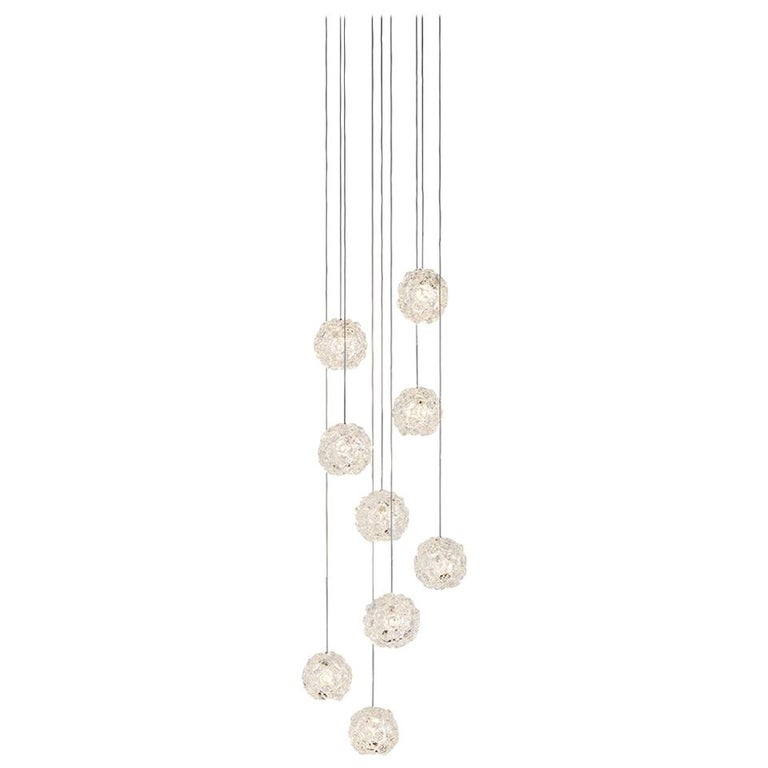 Clear Glass Ice Orbs Cluster by Studio Bel Vetro For Sale at 1stDibs