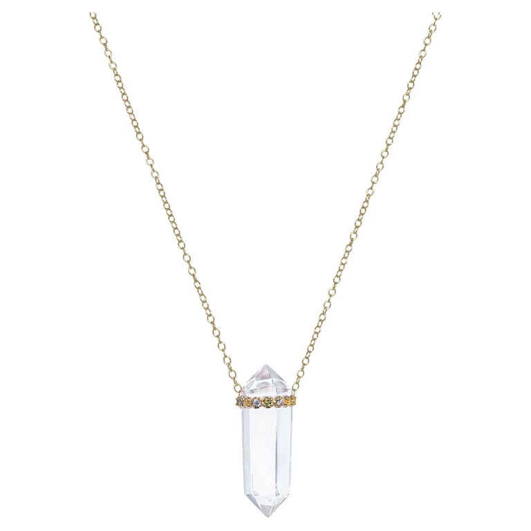 Talisman en cristal de quartz transparent En vente sur 1stDibs