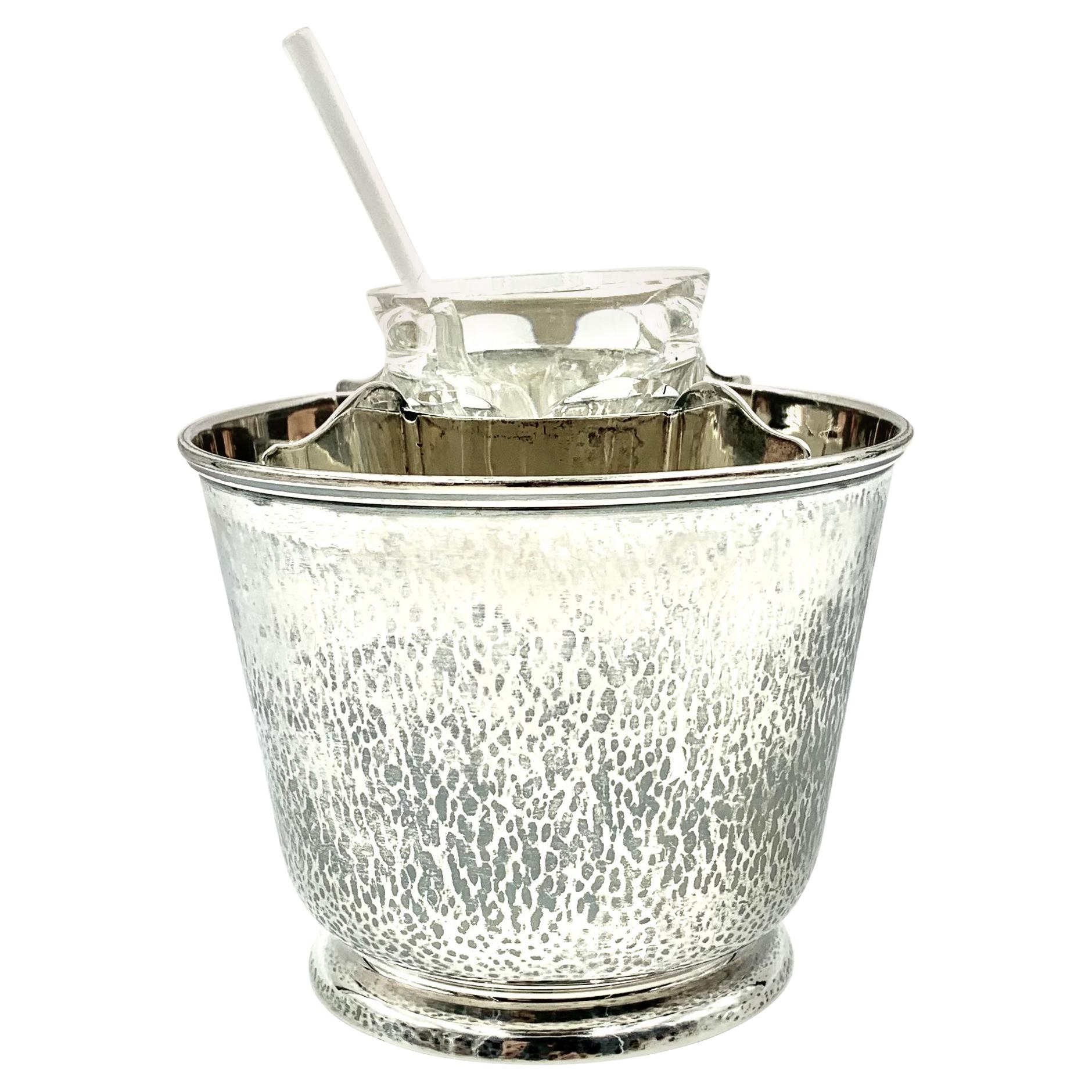 Hand Wrought American Arts and Crafts Sterling Silver Basket by Anna ...