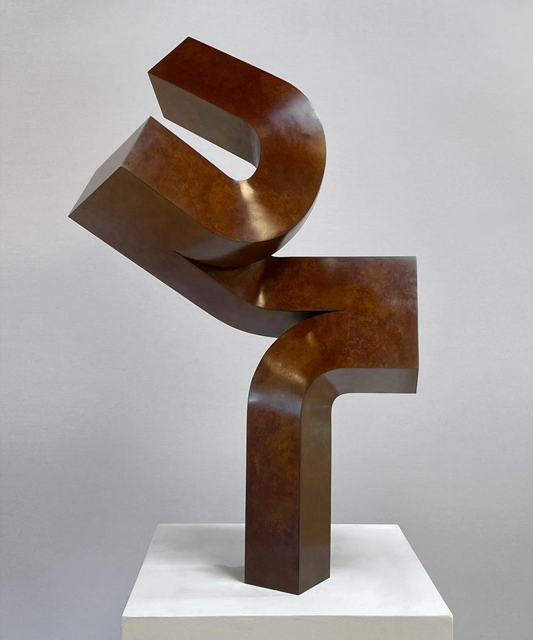 Clement Meadmore - "Upsurge" minimalist bronze sculpture For Sale at ...