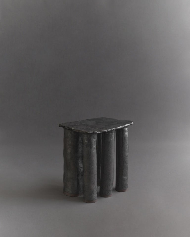 Cleo Clay Side Table by Ombia For Sale at 1stDibs