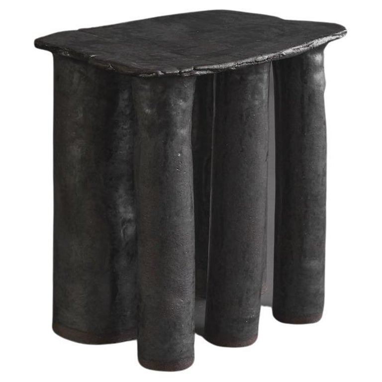 Cleo Clay Side Table by Ombia For Sale at 1stDibs