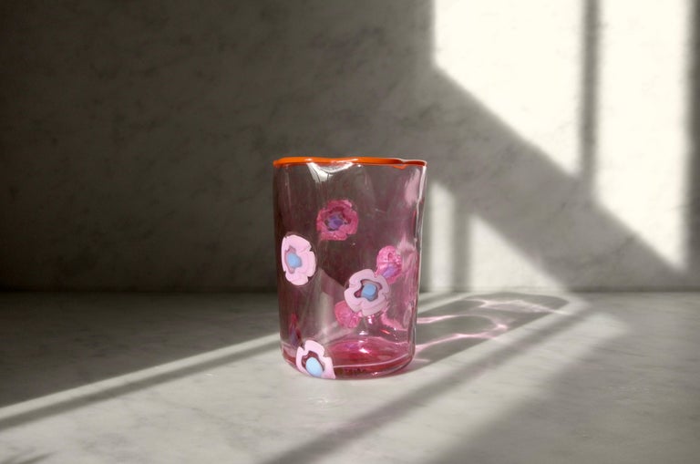Cleo Drinking Glass 'Goto' by el mono home. Hand Blown in Murano. For ...