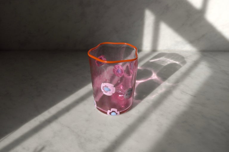 Cleo Drinking Glass 'Goto' by el mono home. Hand Blown in Murano. For ...