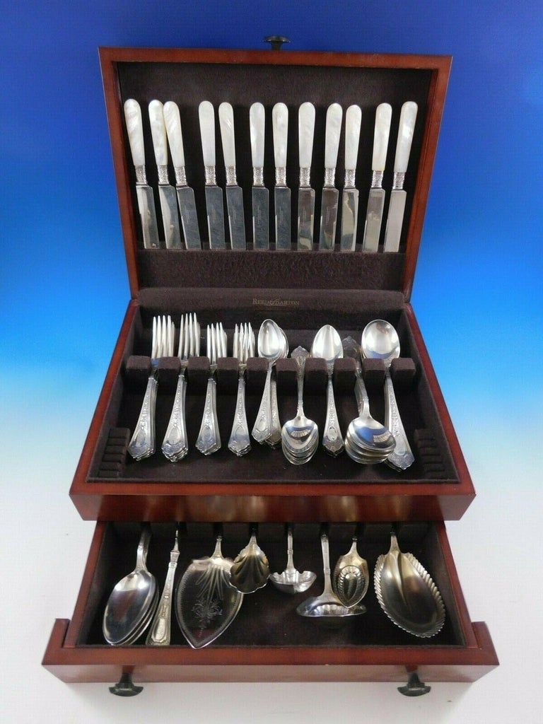 Cleopatra by Schulz and Fischer Sterling Silver Flatware Set Dinner ...