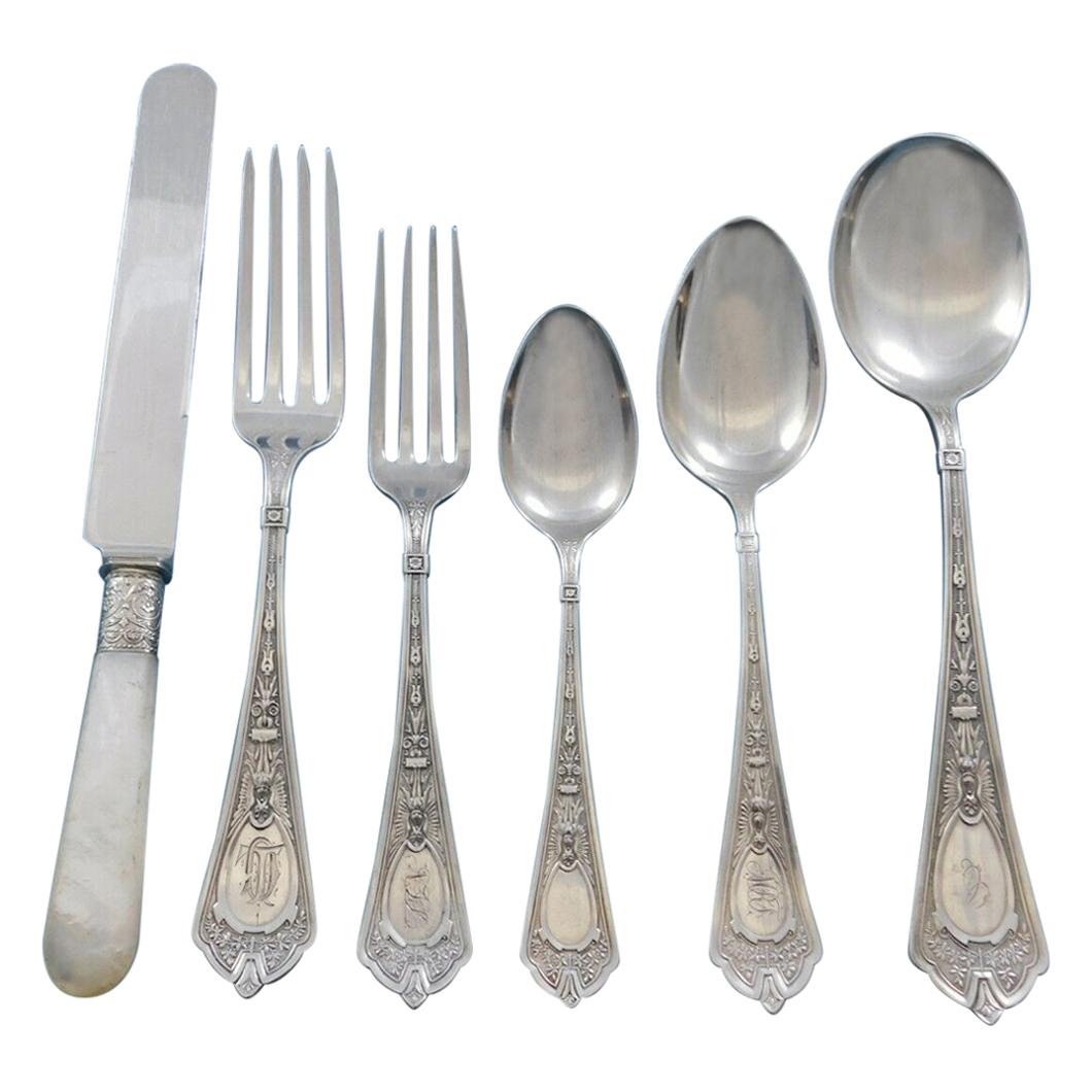 Cleopatra by Schulz and Fischer Sterling Silver Flatware Set Dinner ...
