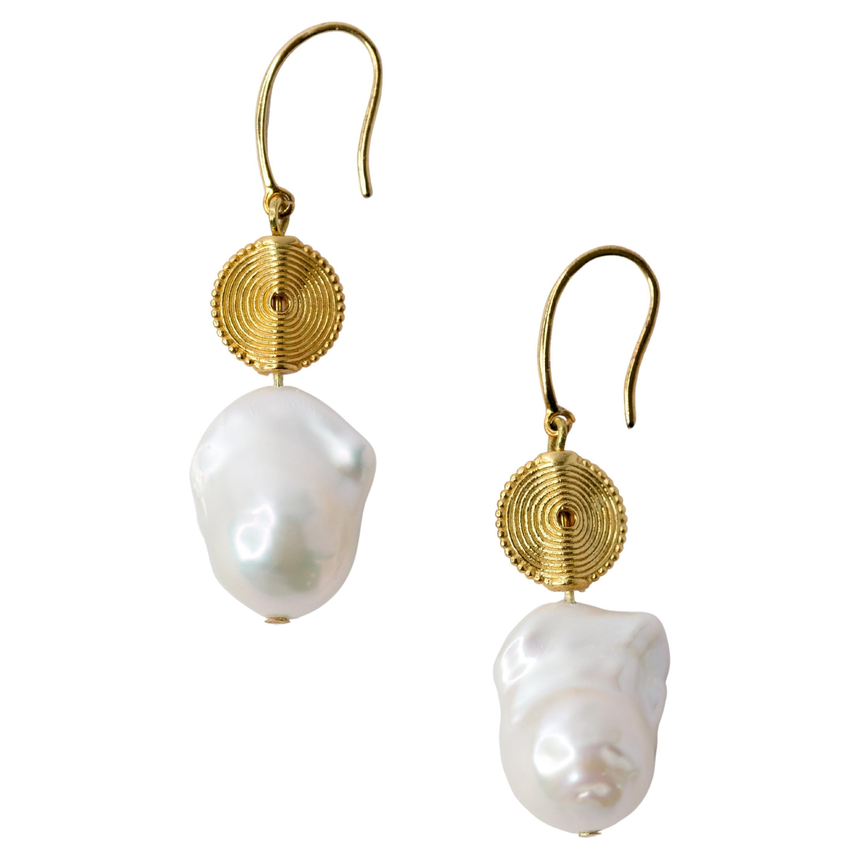 Cleopatra Natural Baroque Pearl Earring II - by Bombyx House For Sale ...