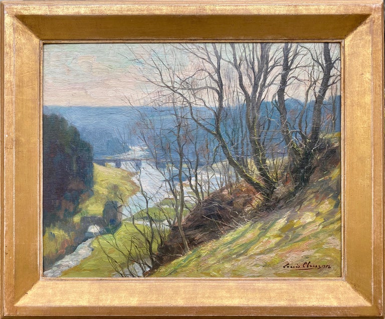 Clesse Louis - Landscape with a Bridge of Saint Nicolas in Chiny, Louis ...