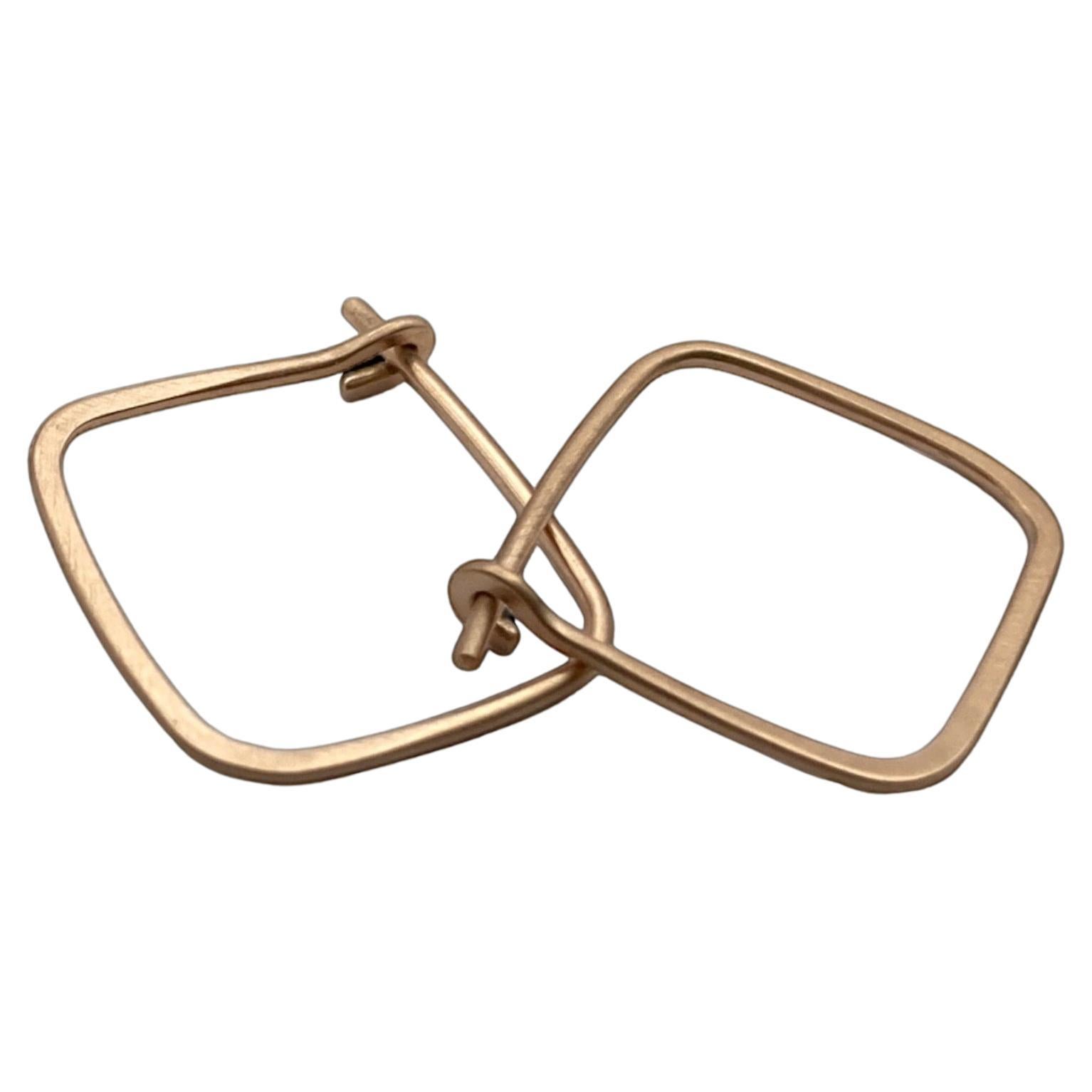 Tiffany and Co. Square Hoop Gold Earrings For Sale at 1stDibs | tiffany ...