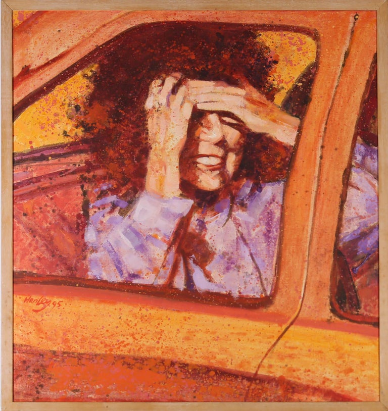 Clifford Hanley - Clifford Hanley (1948-2021) - Framed 1995 Oil, Hand ...