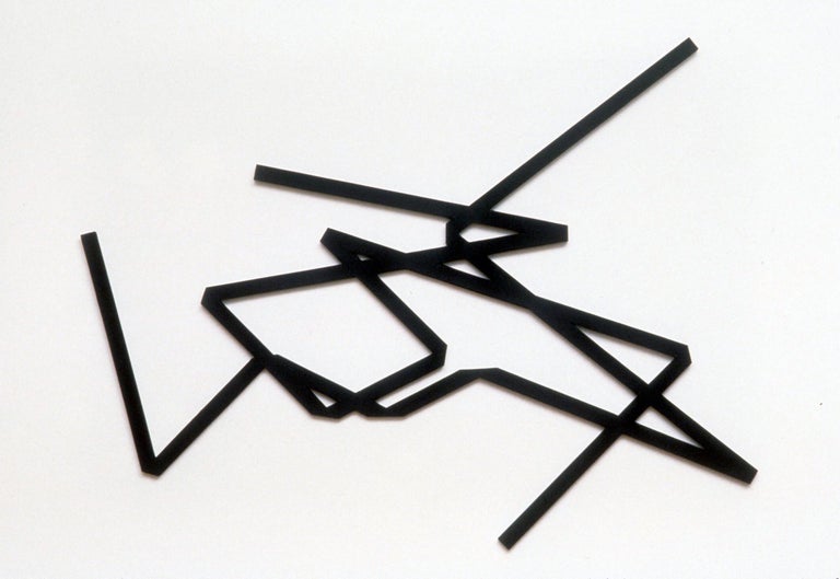 Clifford Singer - Geometrical Clouds (Black Cloud) For Sale at 1stDibs